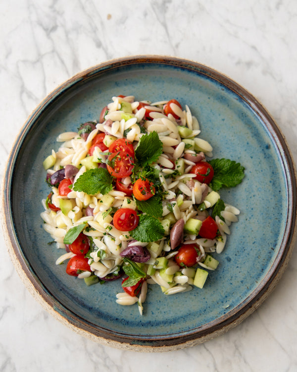 Greek Style Orzo Pasta Salad 400g | Boschendal SA