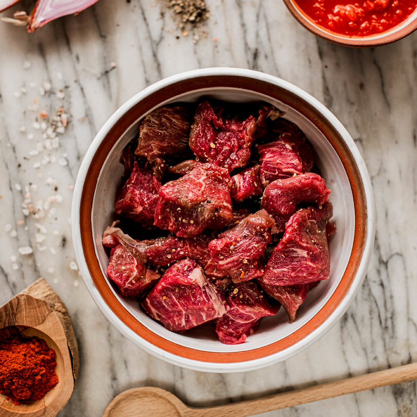 Beef Chuck Cubes 500g | Boschendal SA